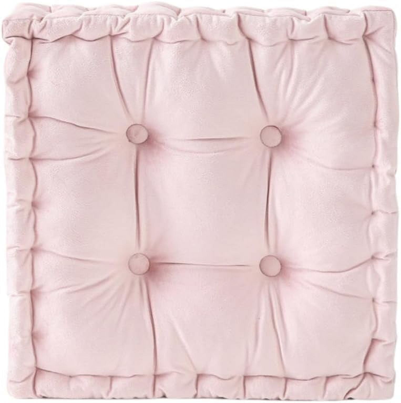 Chair Cushion for Dining Chair, Soft Velvet Square Seat Cushion with ...