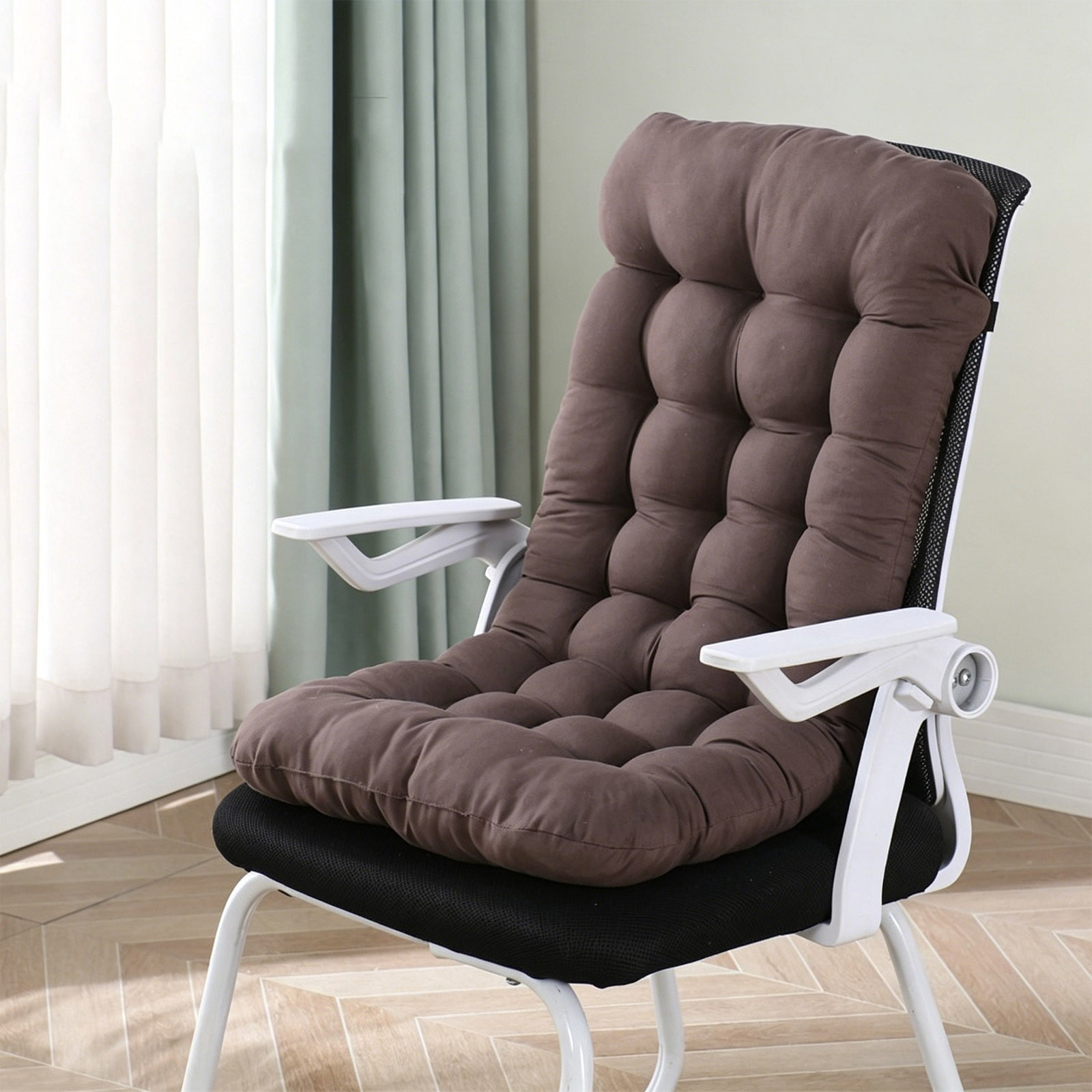 Chair Cushion with Backrest, Integrated Seat and Back Cushion for ...