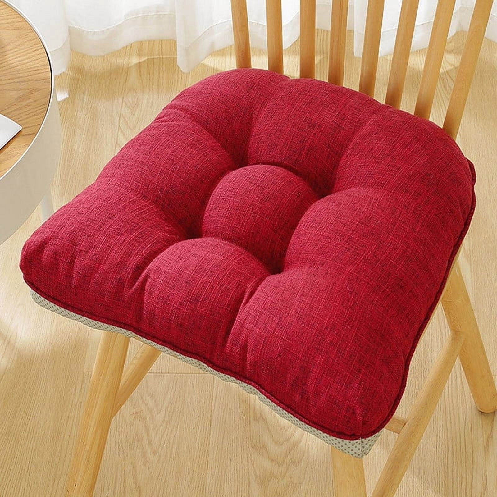 Chair Cushions, Tufted Chair Pads, Washable U Shaped Soft Thick ...