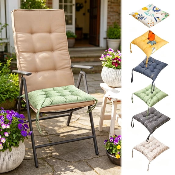 Chair Cushions for Dining Chairs, Non-Slip Kitchen Seat Cushions with ...