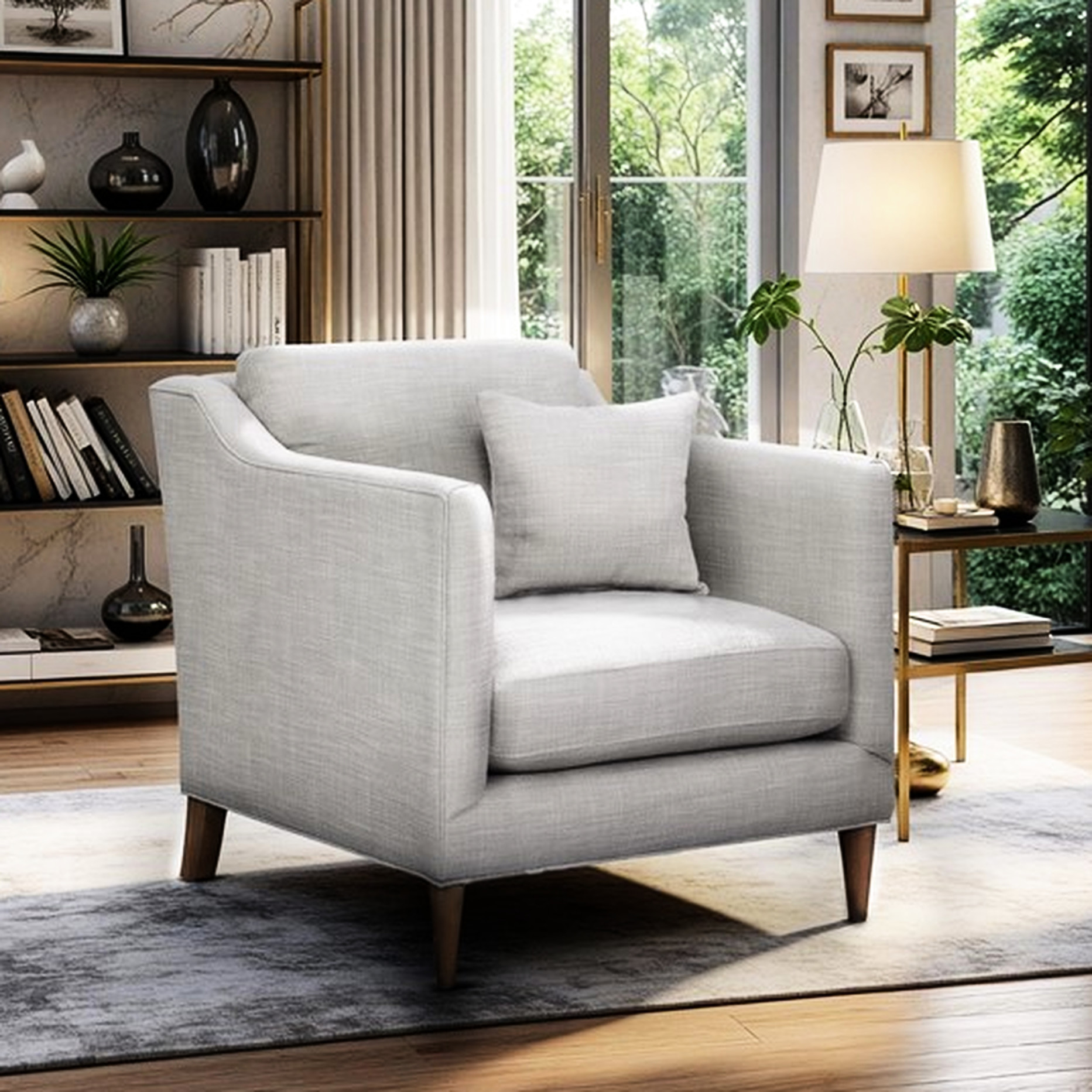 Chair | Extra luxurious seating for game rooms | Oak legs, D40 foam ...