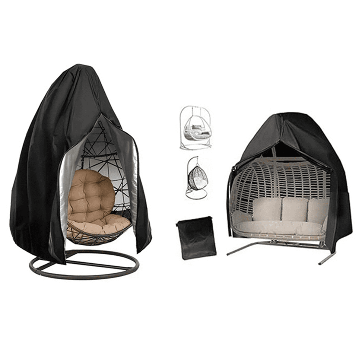 Chair Garden Outdoor Cover Waterproof Dustproof Swing Chair Covers Egg ...