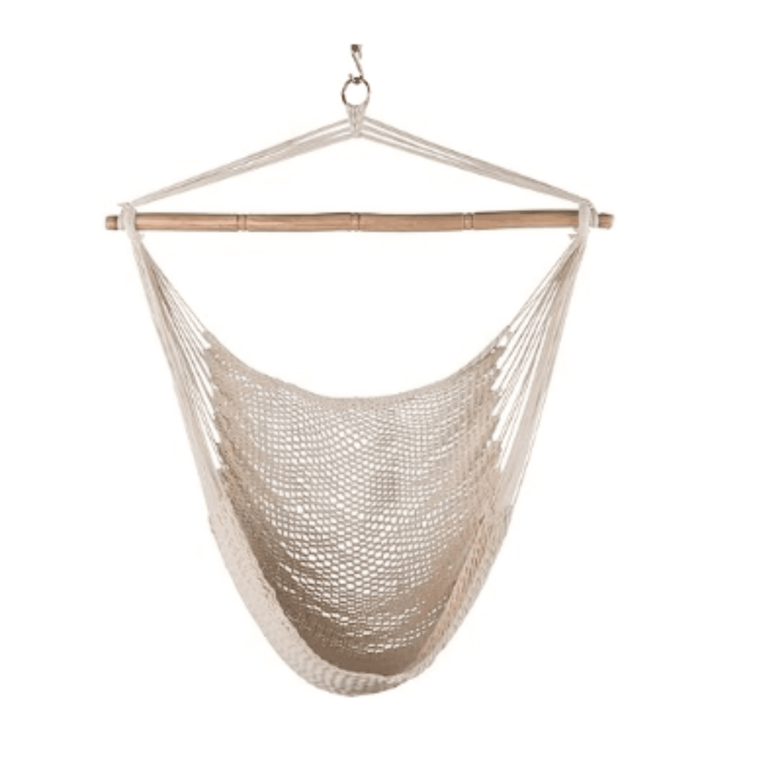 Chair Hanging Rope Weaving Chair with 40" Hardwood Spreader Bar and ...