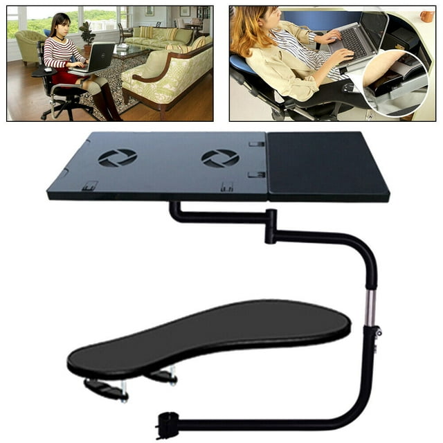 Chair Keyboard Tray, Laptop Keyboard Mouse Chair Stand Laptop Holder ...