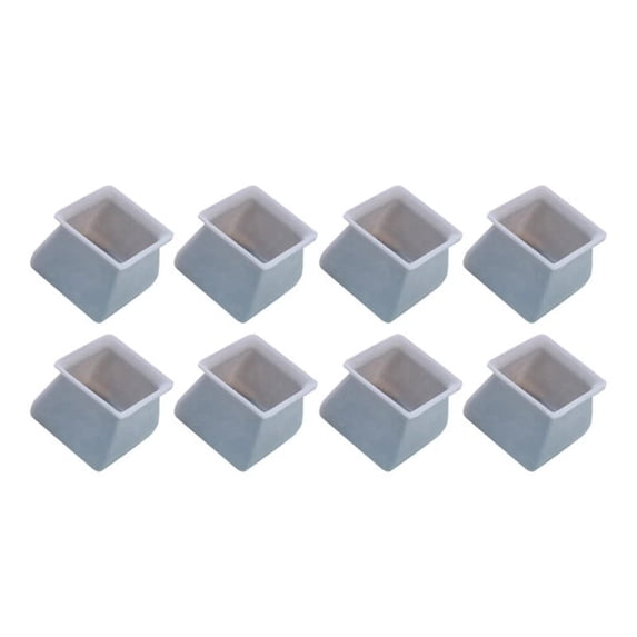 Chair Leg Caps Silicone Floor Protectors – Square Furniture Table Feet ...