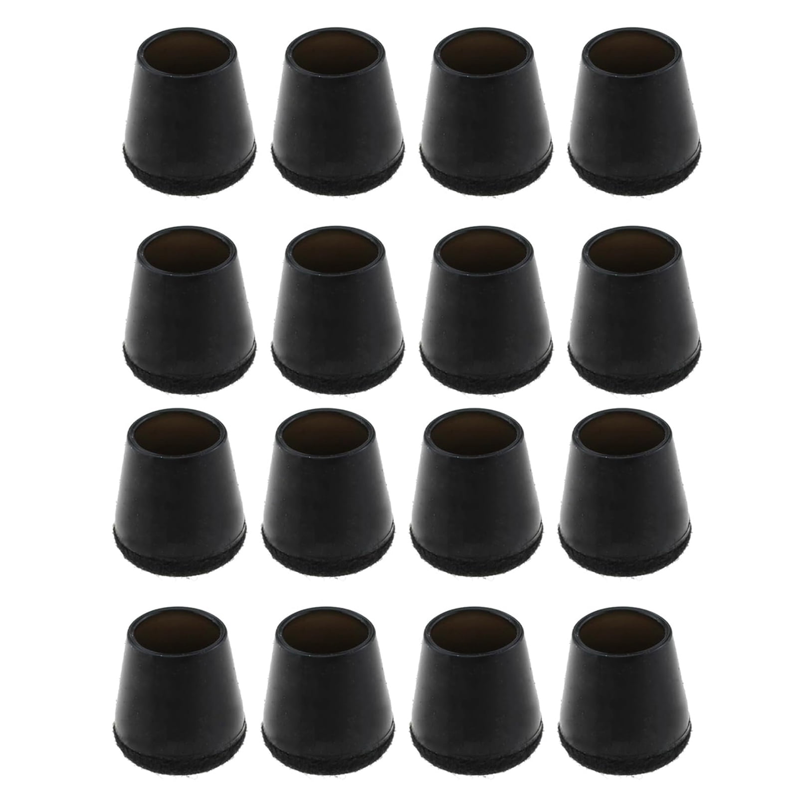 Chair Leg Covers, Black Chair Leg Caps, Hardwood Floor Protectors With ...