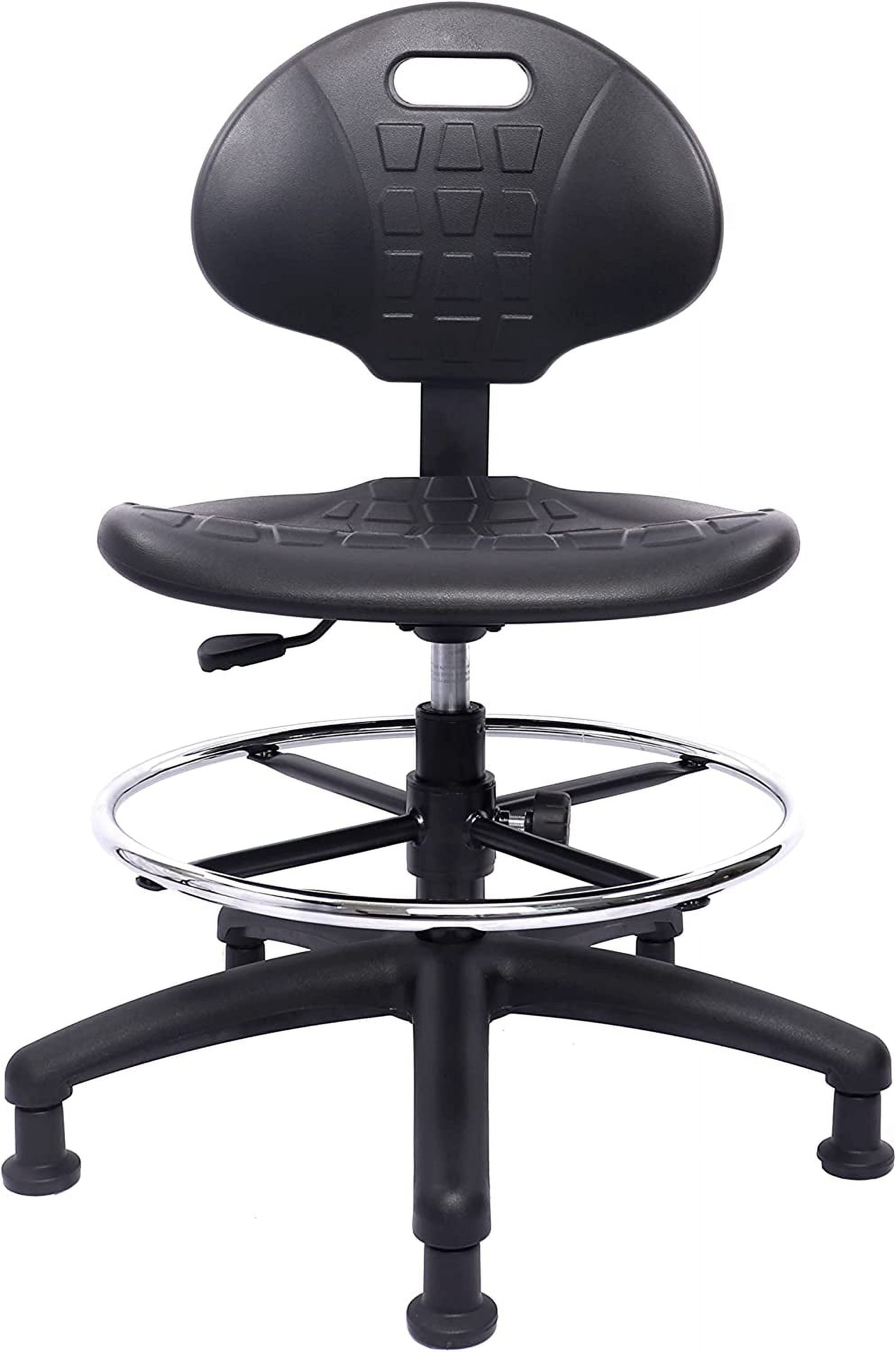 Chair Master Drafting Stool - Easy to Clean! Ergonomic Polyurethane ...
