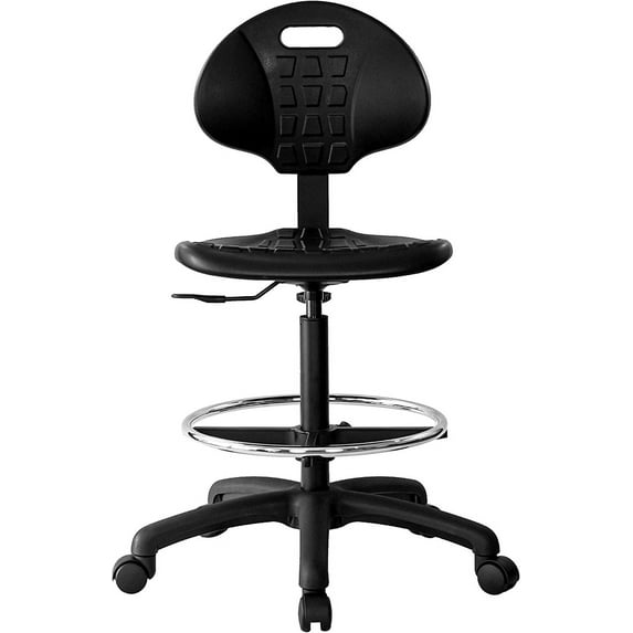 Chair Master-Heavy Duty Ergonomic Drafting Stool Black - Easy to Clean ...