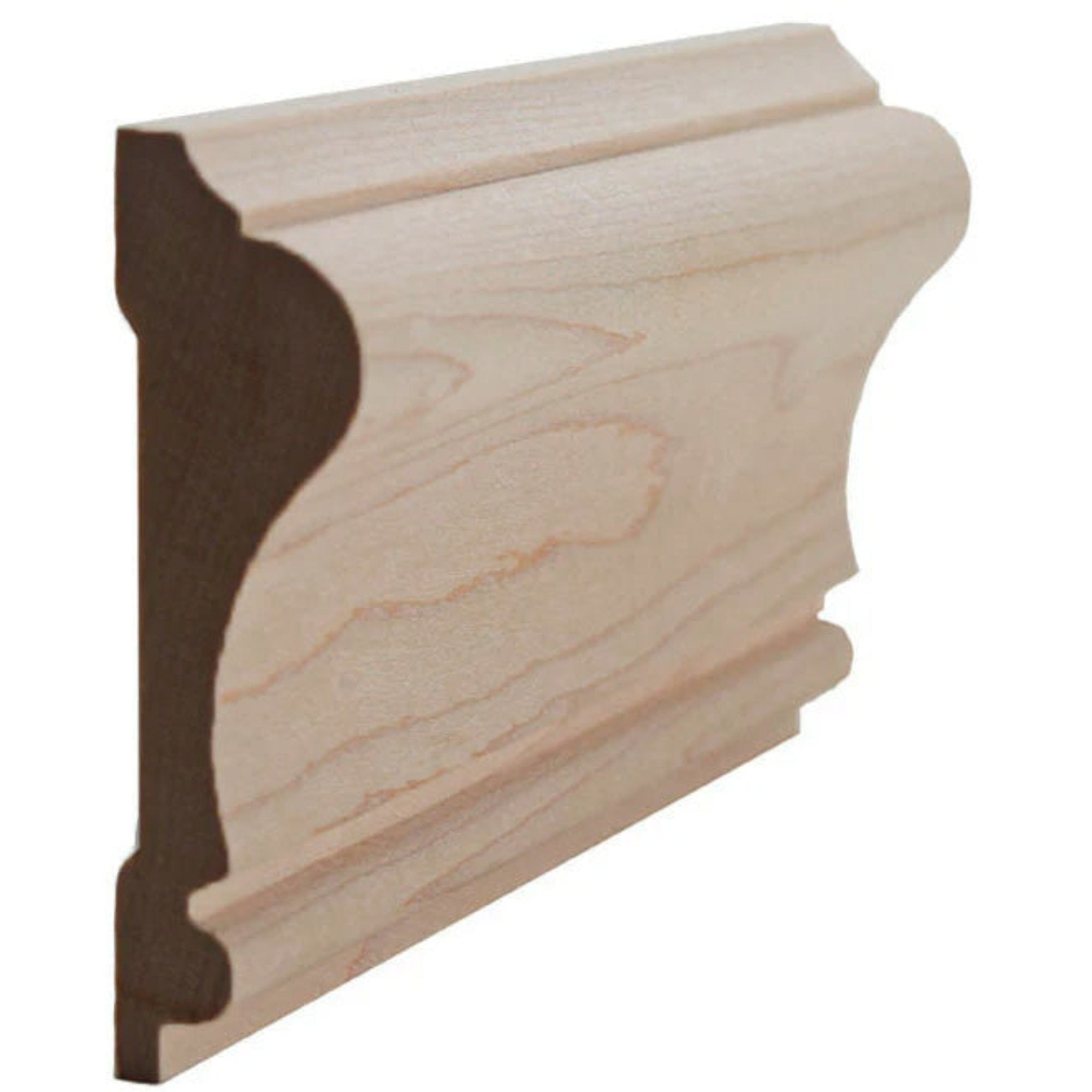 EWCH11 Colonial Chair Rail 2-3/4" Tall x 3/4" Trim Moulding. Unfinished ...
