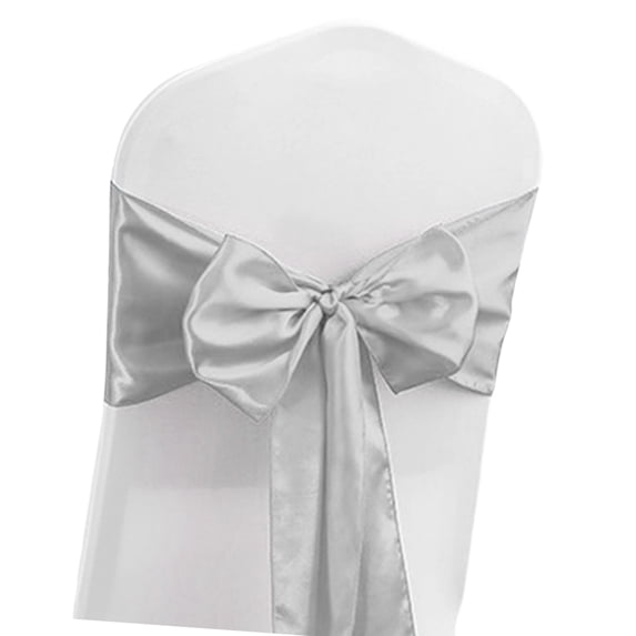 Chair Sash Bows for Weddings Polyester Chair Bowknot Ideal for Banquets ...