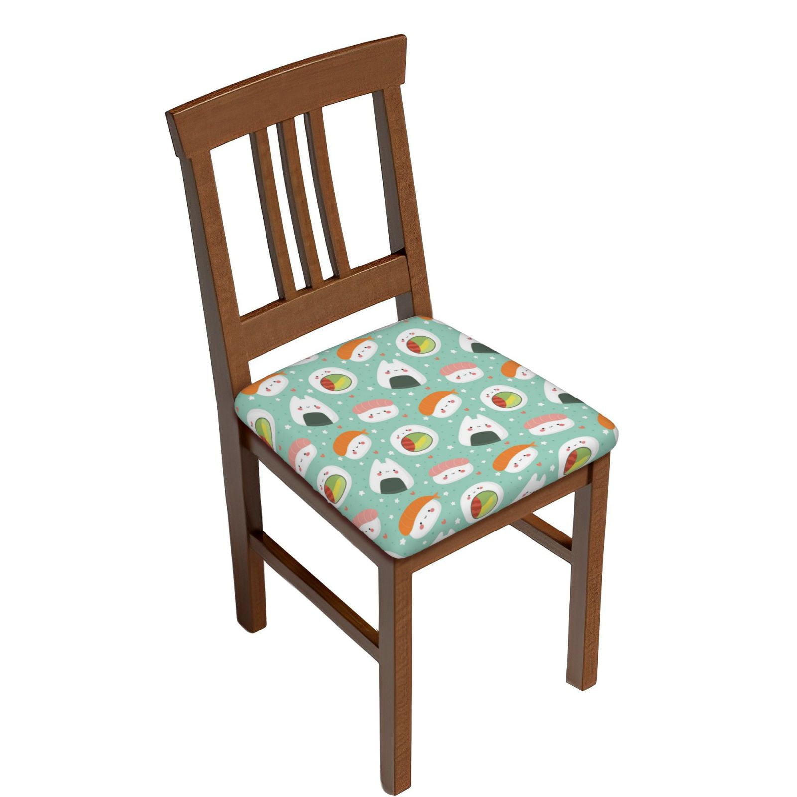 Chair Seat Covers Sets, Kawaii Sushi -Chair Seat Covers for Dining ...