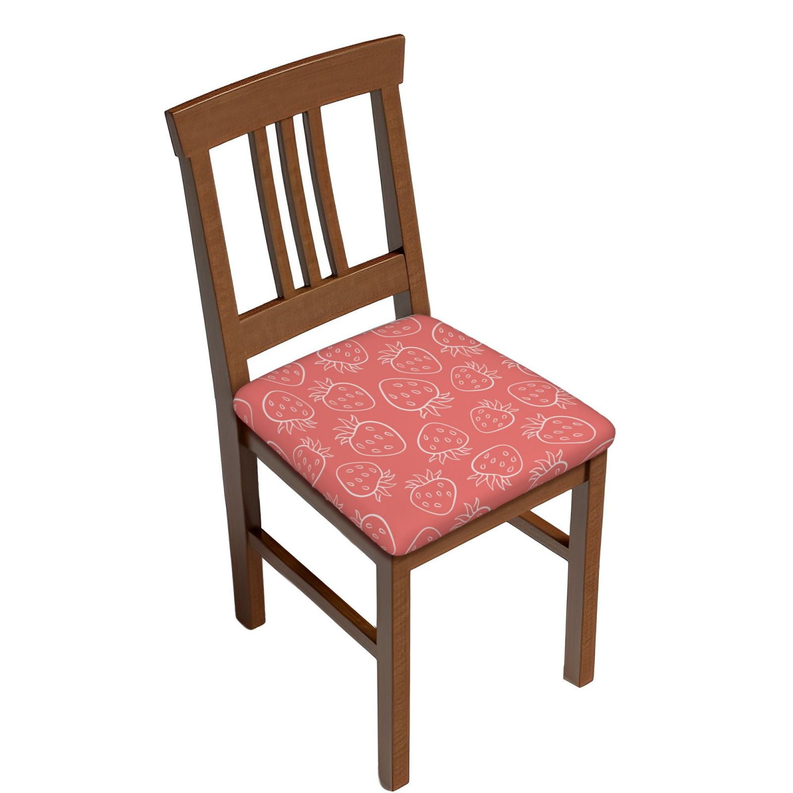 Chair Seat Covers Sets, cute pink Strawberry -Chair Seat Covers for ...