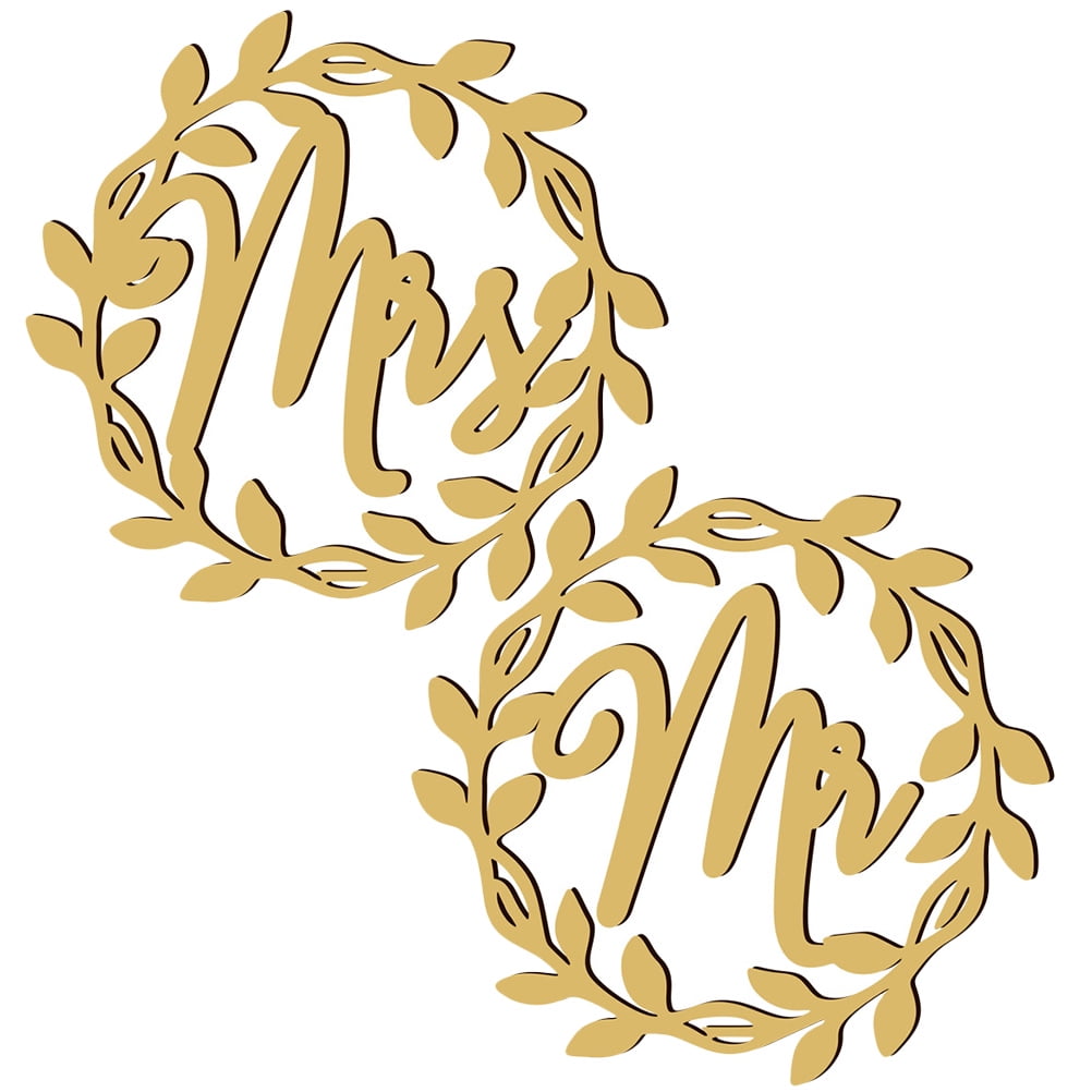 Chair Sign Listing Wedding Registry Ideas Mr Mrs Wood Bride and Groom ...