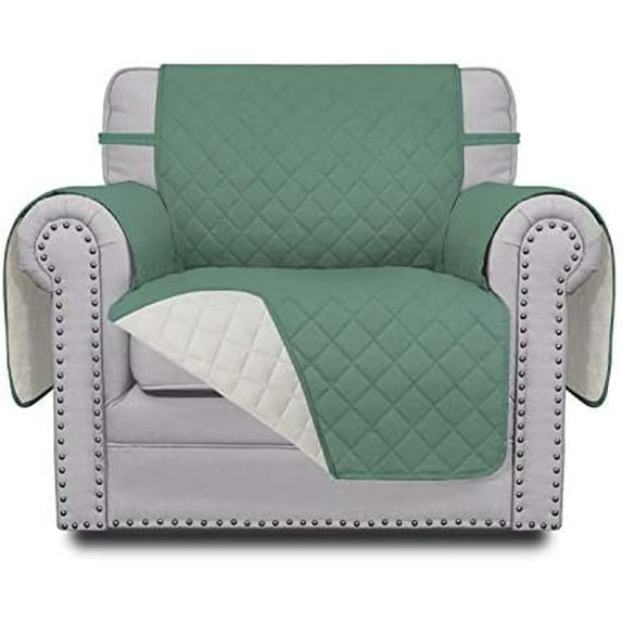 Chair Sofa Slipcover Reversible Sofa Cover Water Resistant Couch Cover ...