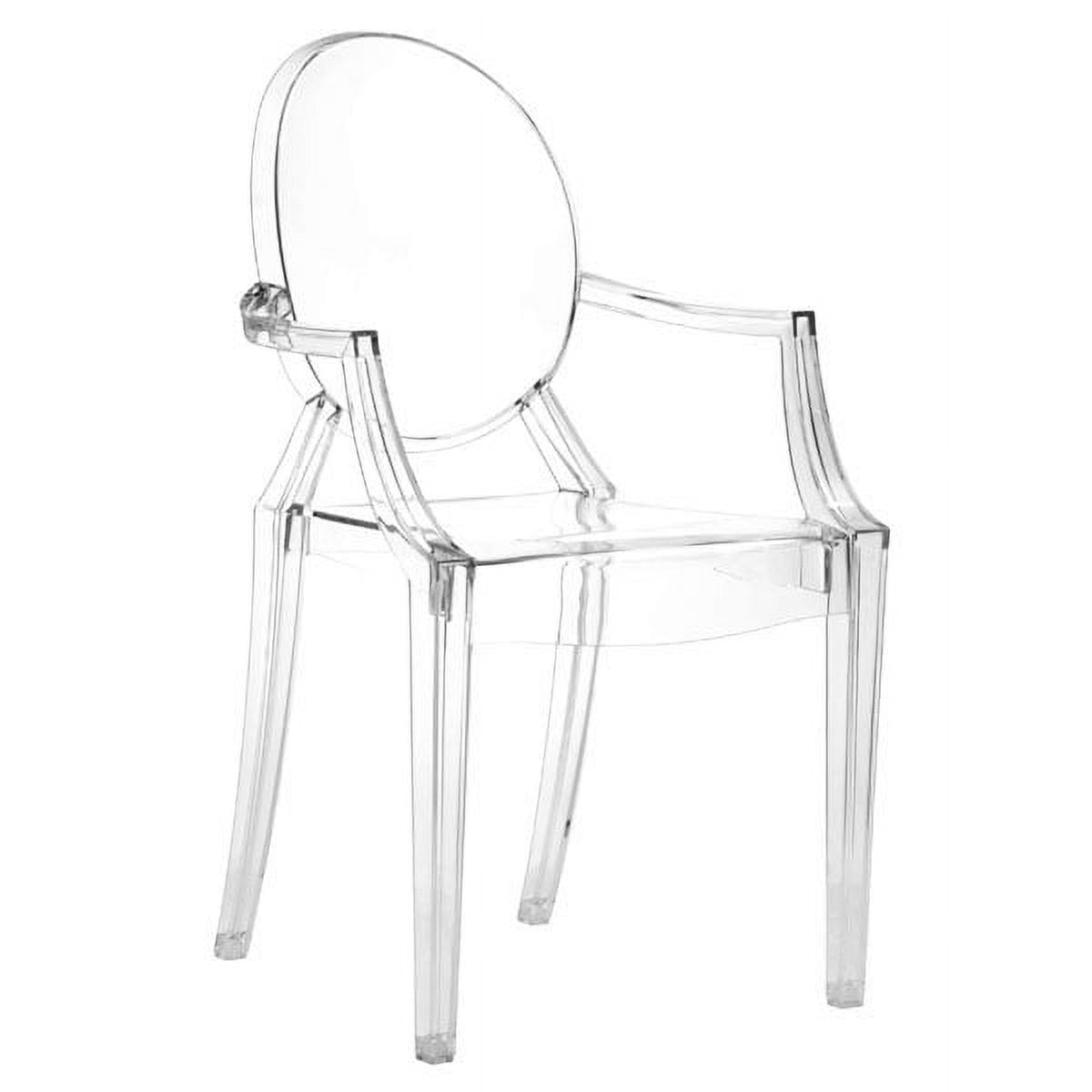 Chair Transparent (Set Of 4) - Polycarbonate - Walmart.com
