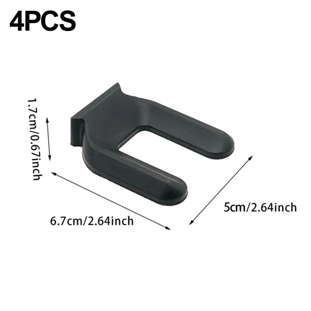 Chair Wheel Stopper, 4Pcs Plastic Furniture Coasters Wheels Stoppers No ...