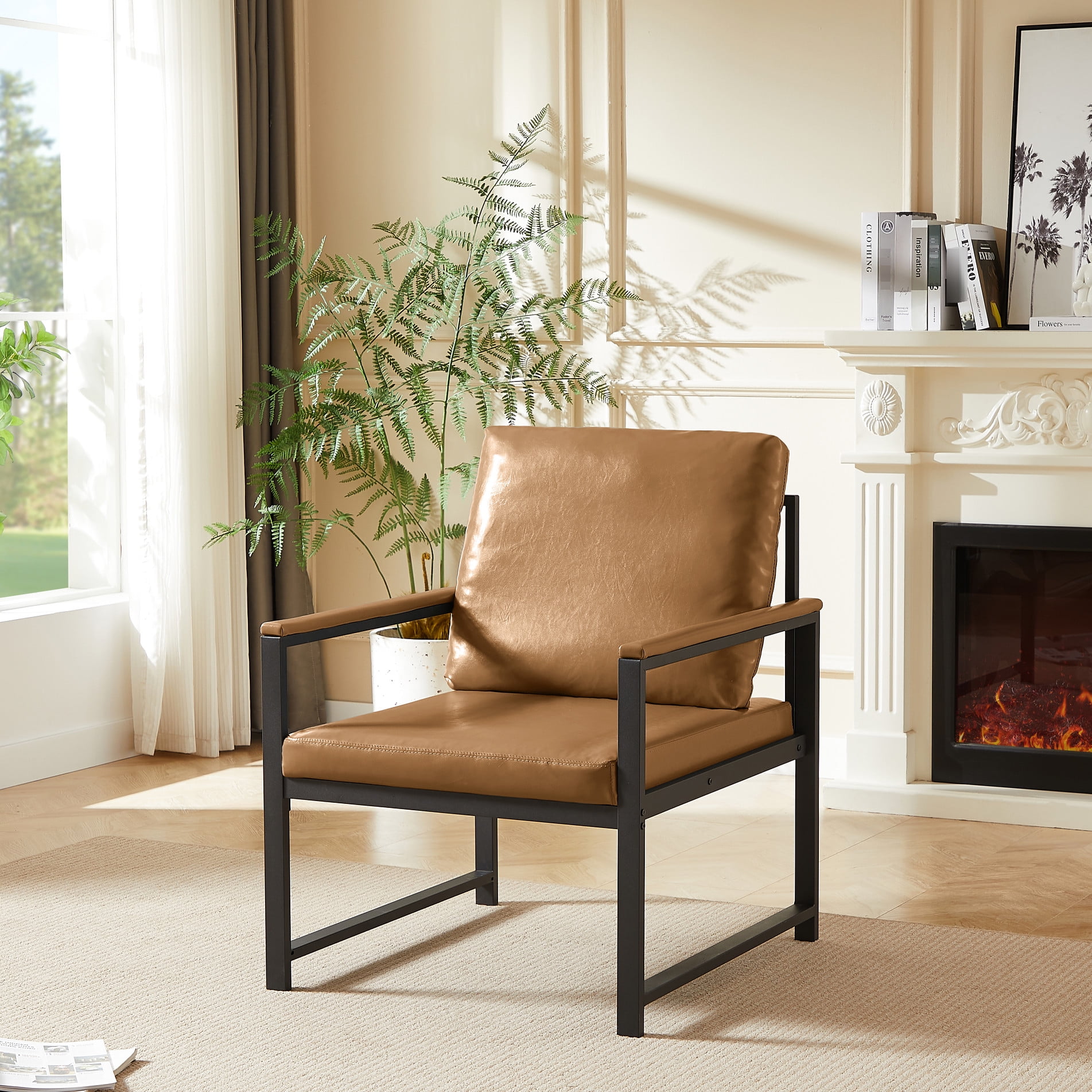 Chair With Waterproof Upholstery For Durability Lounge Arm Extra Thick ...