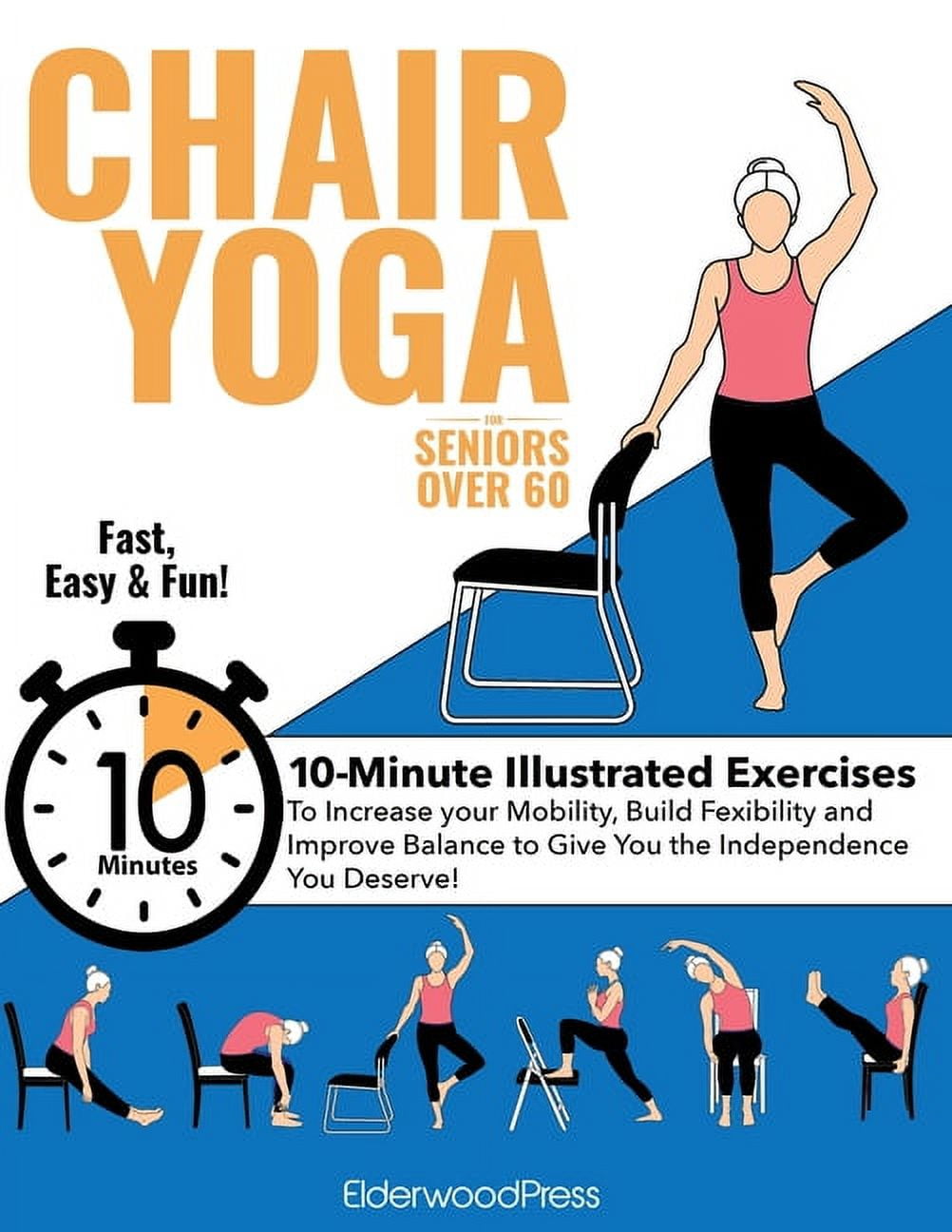 Chair Yoga for Seniors Over 60, (Paperback) - Walmart.com