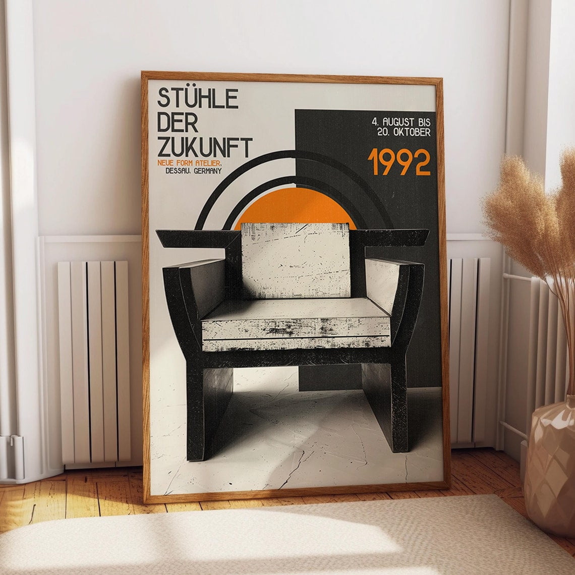 Chairs Of The Future Exhibition Poster - German Designer Chair Wall ...