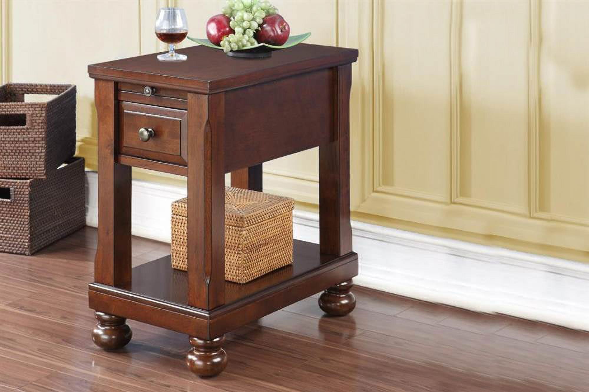 Chairside Table with Power Outlet - Walmart.com