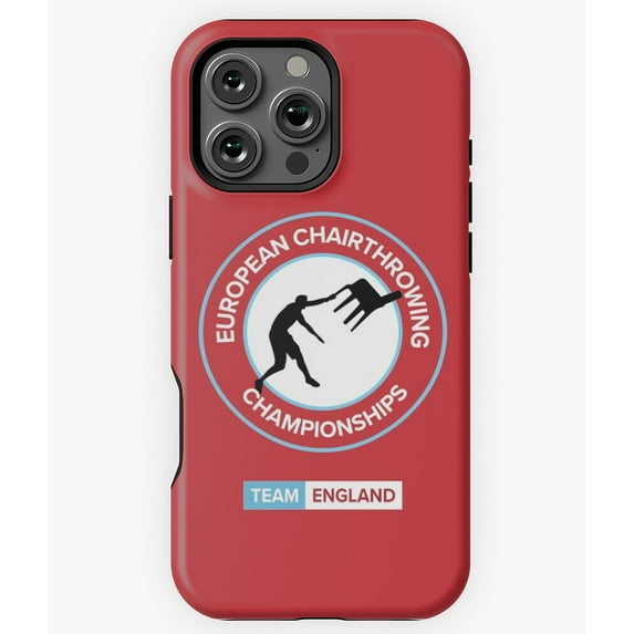 Chairthrowing England Red Football Phone Case for iPhone 16 15 14 13 12 ...