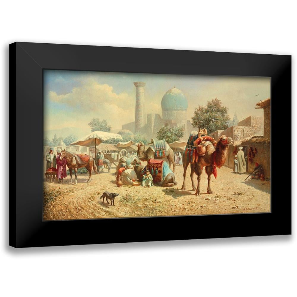 Chairudinov, A. 24x16 Black Modern Framed Museum Art Print Titled ...