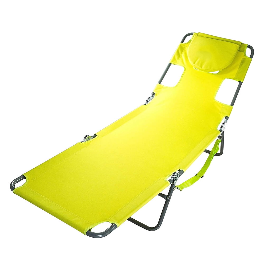 Chaise Lounge Beach Chair for Adults with Face Hole - Versatile ...