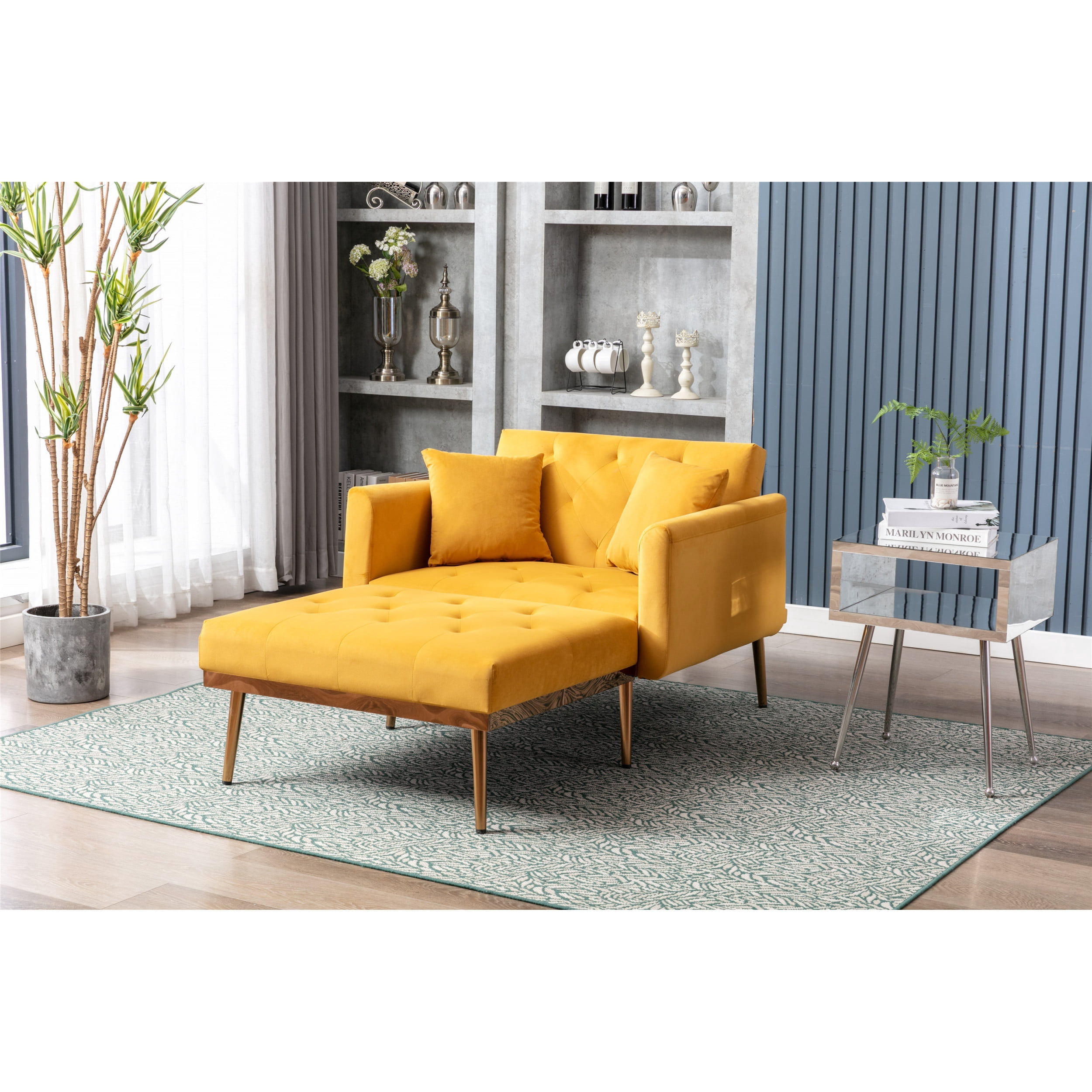 Chaise Lounge Chair /Accent Chair Mango Color S00029 - Walmart.com