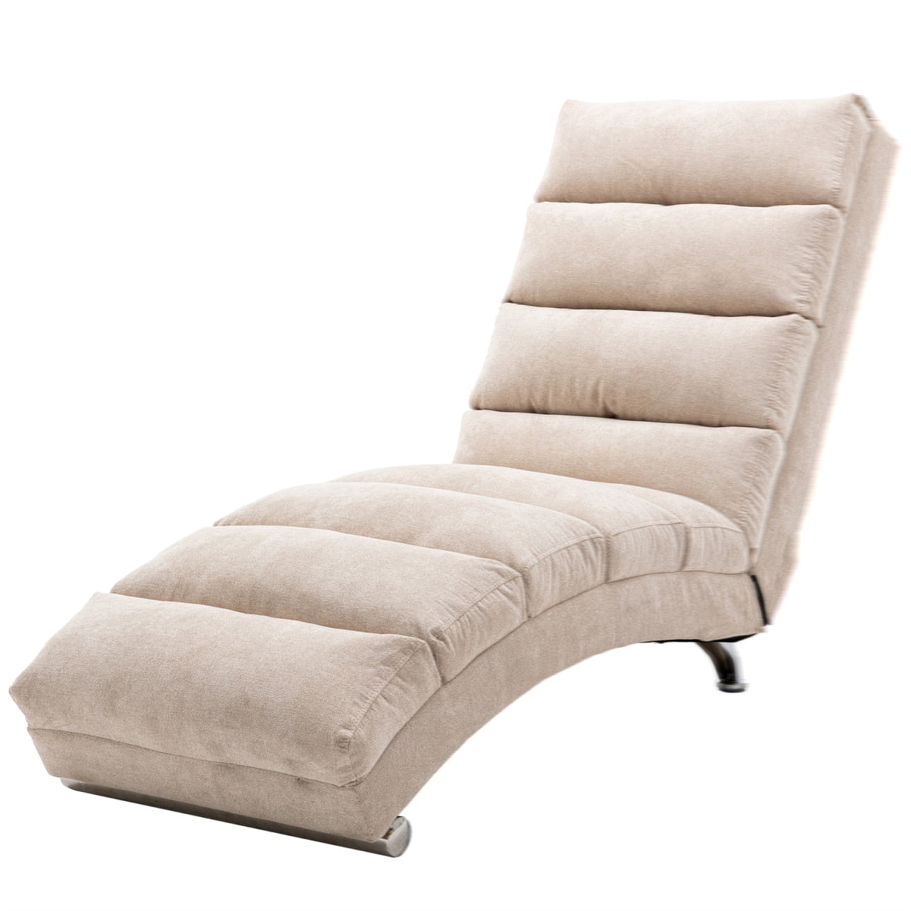 Chaise Lounge Chair Indoor with Ergonomically 140° Backrest Design ...