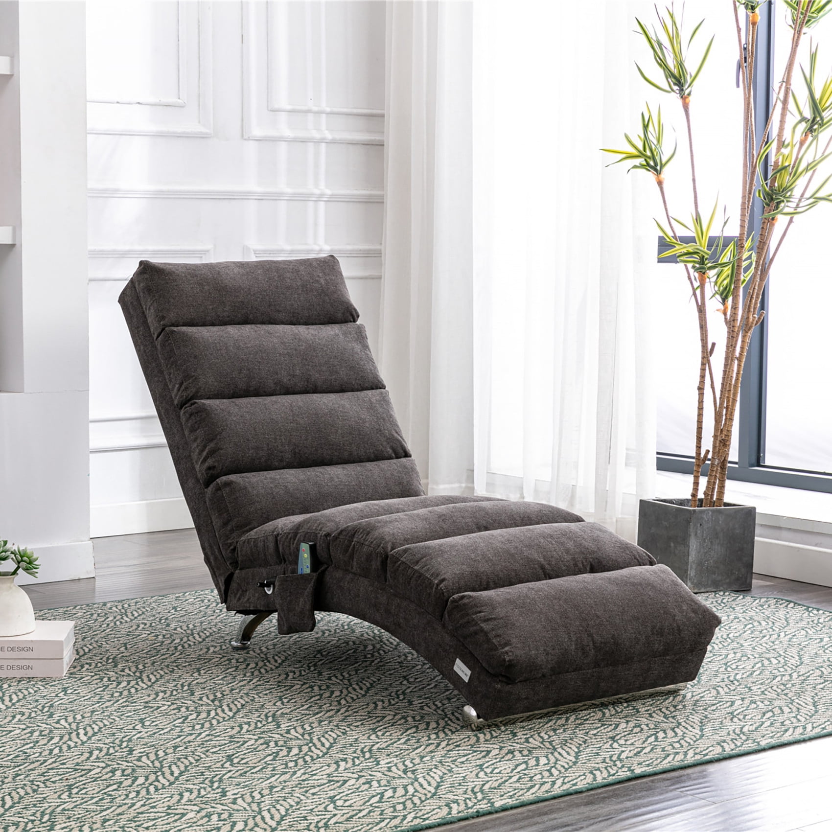 Chaise Lounge Chair, Massage Chaise Lounge with Remote Control ...