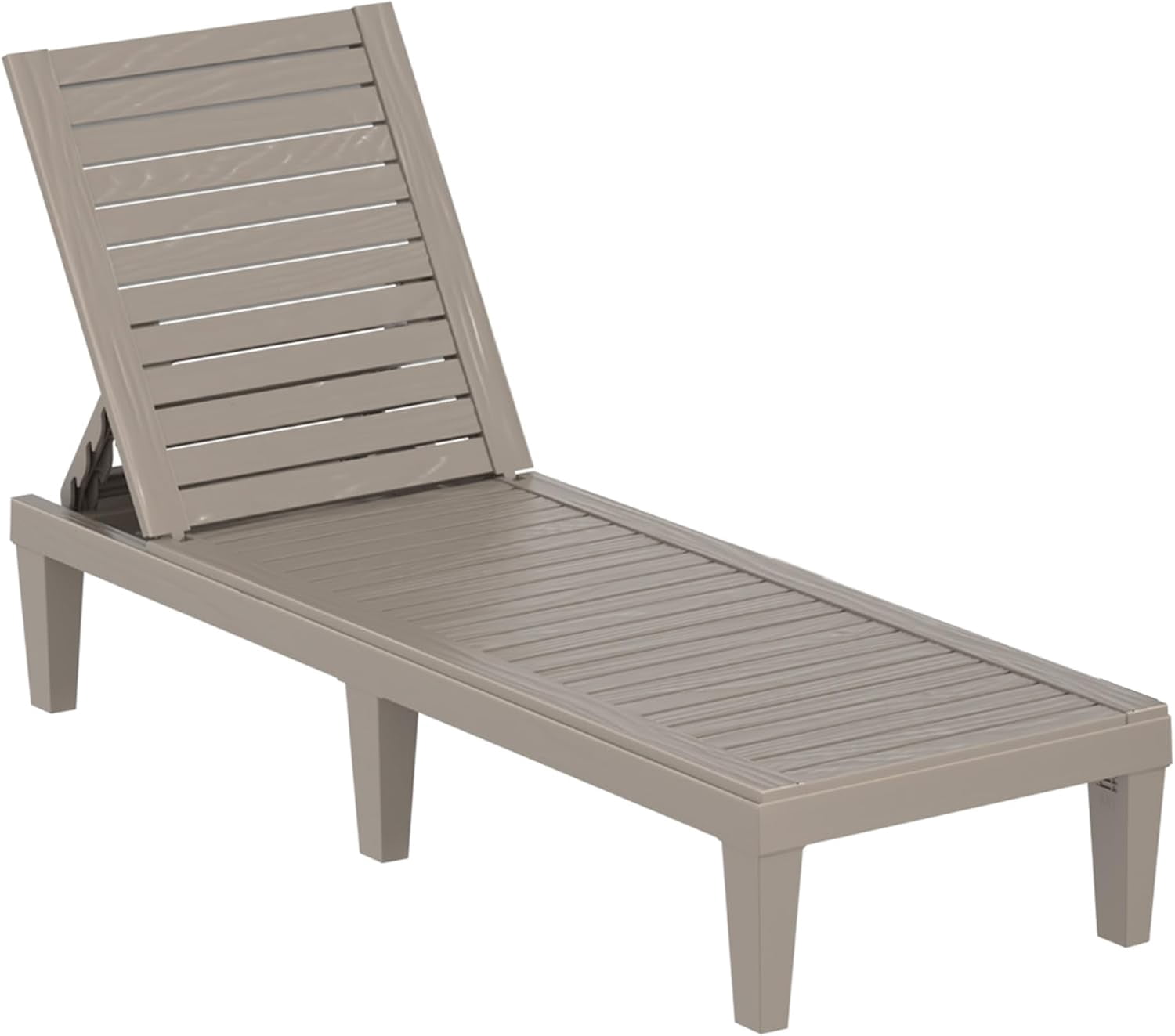 Chaise Lounge Chairs with 5-Position Adjustable Backrest, UV-Resistant ...