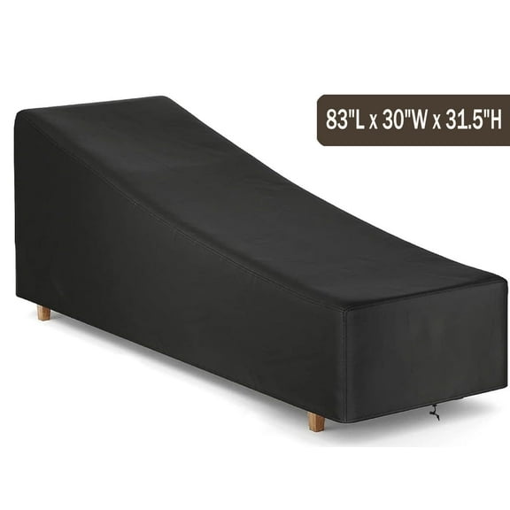 DUCKCOVERS Ultimate Waterproof 82 Inch Double Wide Patio Chaise Lounge ...