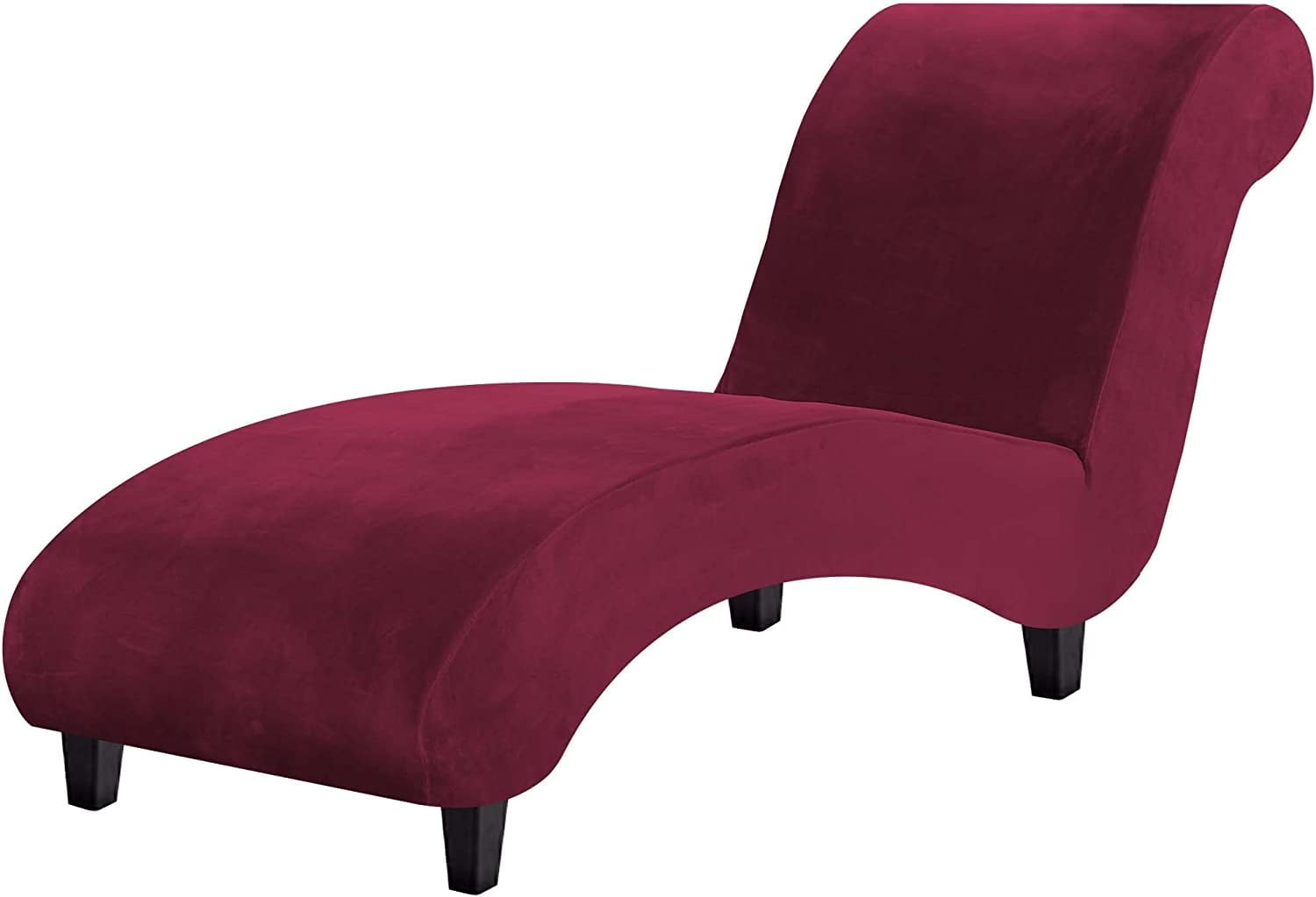 Chaise Lounge Cover Indoor Velvet Chaise Slipcover High Stretch Lounge Chair Cover Luxury ...