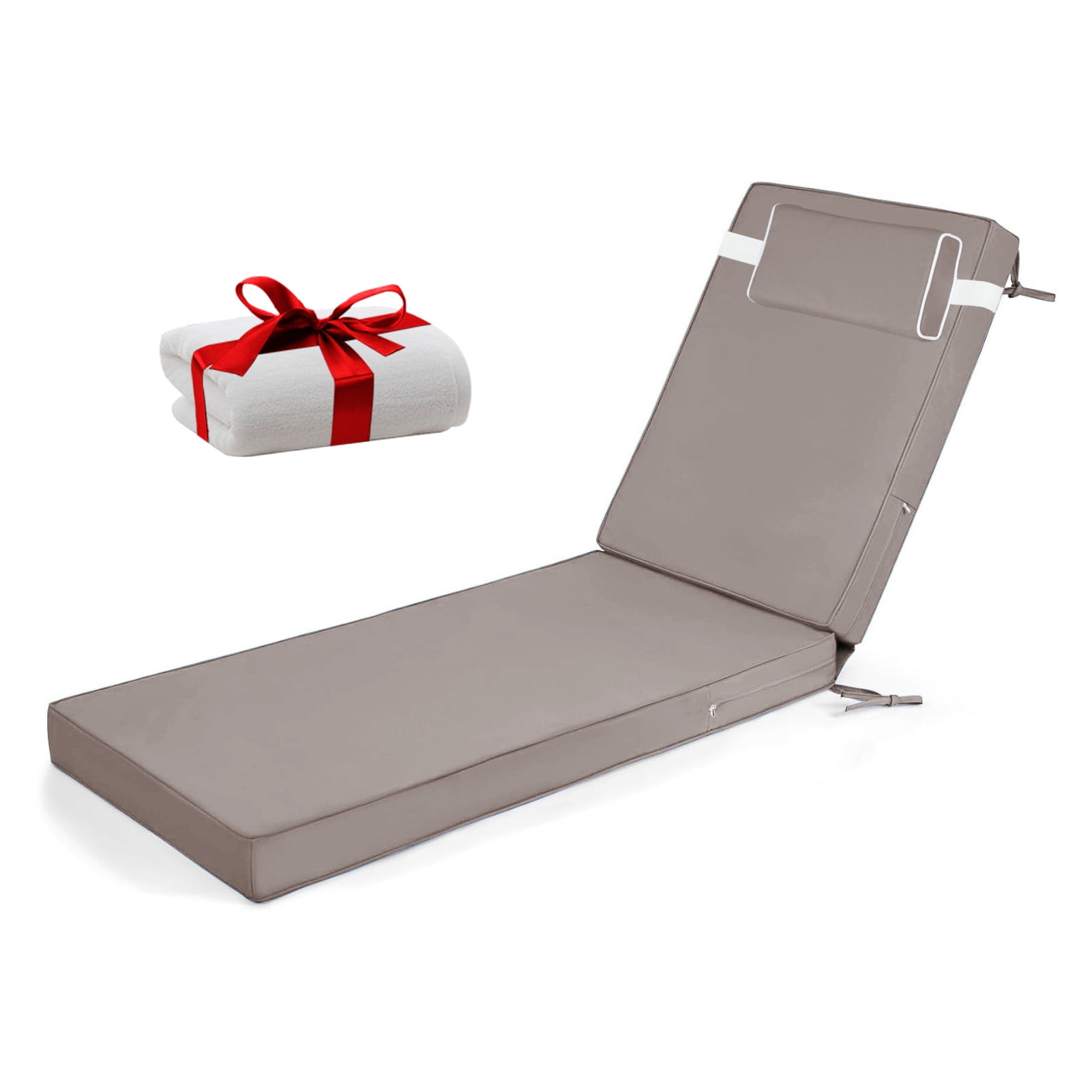 Chaise Lounge Cushions for Outdoor Furniture, Waterproof 72 x 21Inch ...