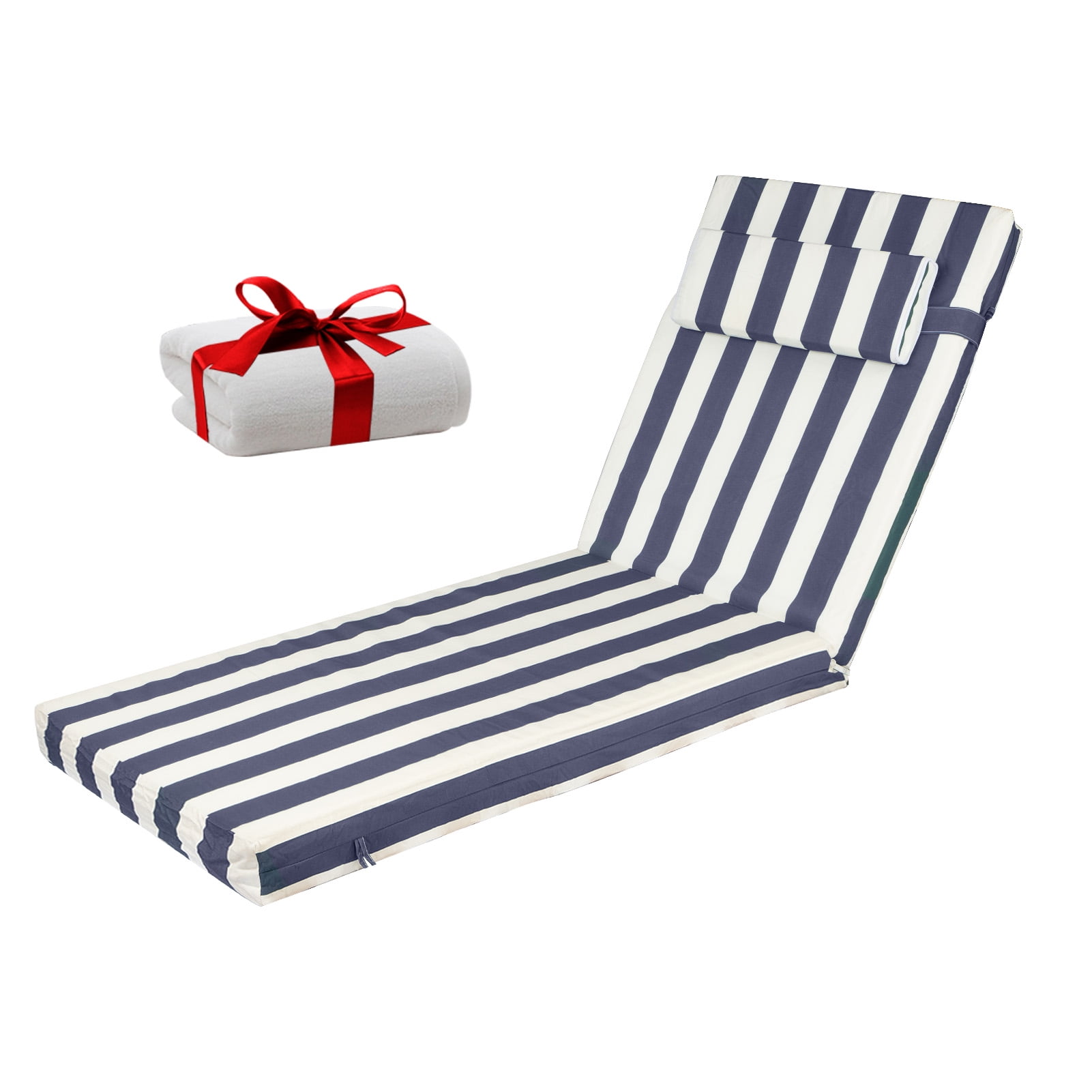 Chaise Lounge Cushions for Outdoor Furniture, Waterproof 72 x 21Inch ...