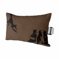 Chaise Lounge Headrest Pillow 1 Pack, Black Brown Cat Waterproof Chair ...