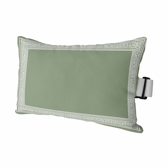 Chaise Lounge Headrest Pillow 1 Pack, Cameo Brown Greek Key Waterproof ...
