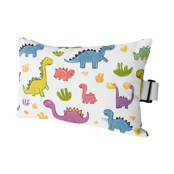 Chaise Lounge Headrest Pillow 1 Pack, Colorful Dinosaur Waterproof ...