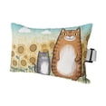 Chaise Lounge Headrest Pillow 1 Pack, Japanese Yellow Cats Waterproof ...