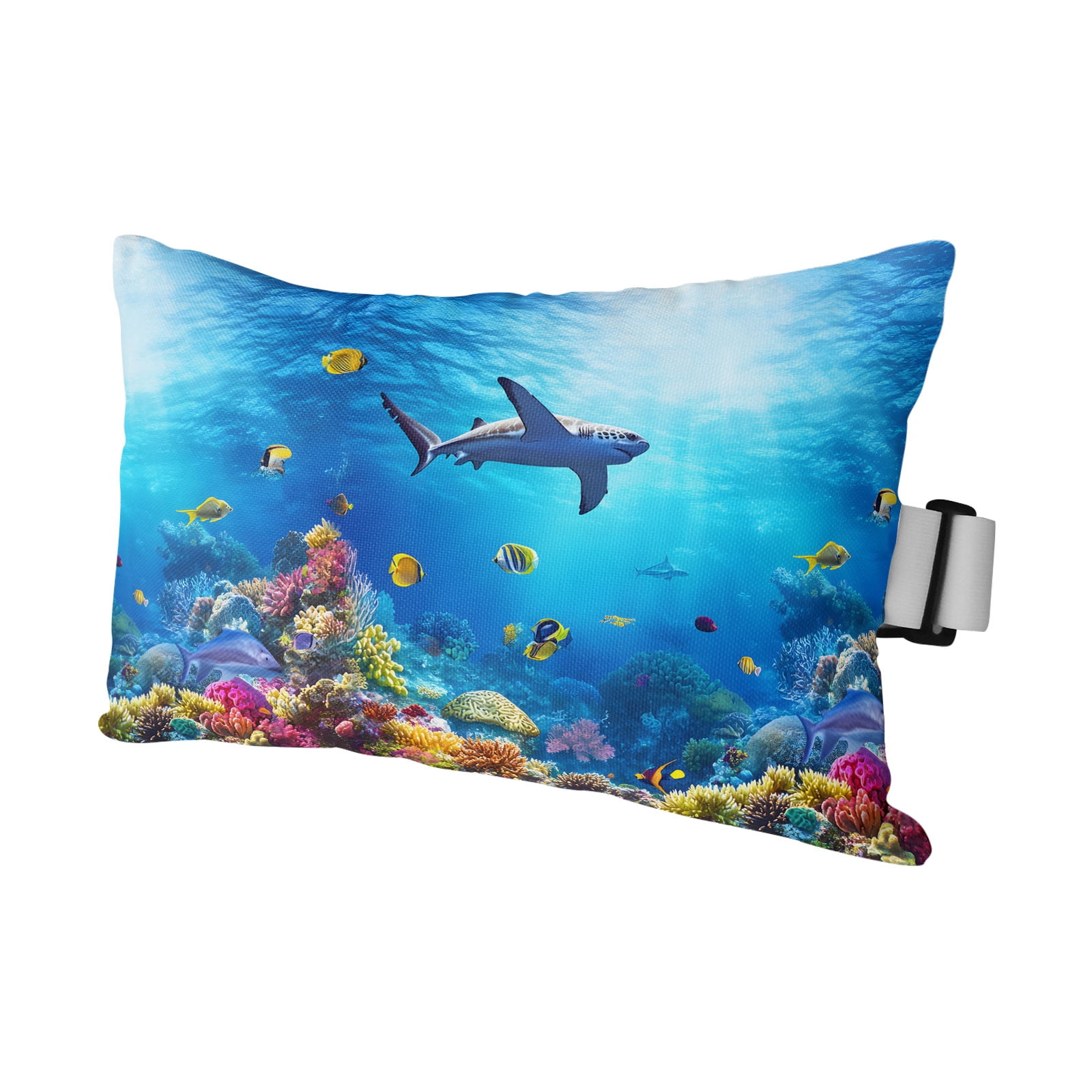Chaise Lounge Headrest Pillow 1 Pack, Shark Waterproof Chair Pillows ...