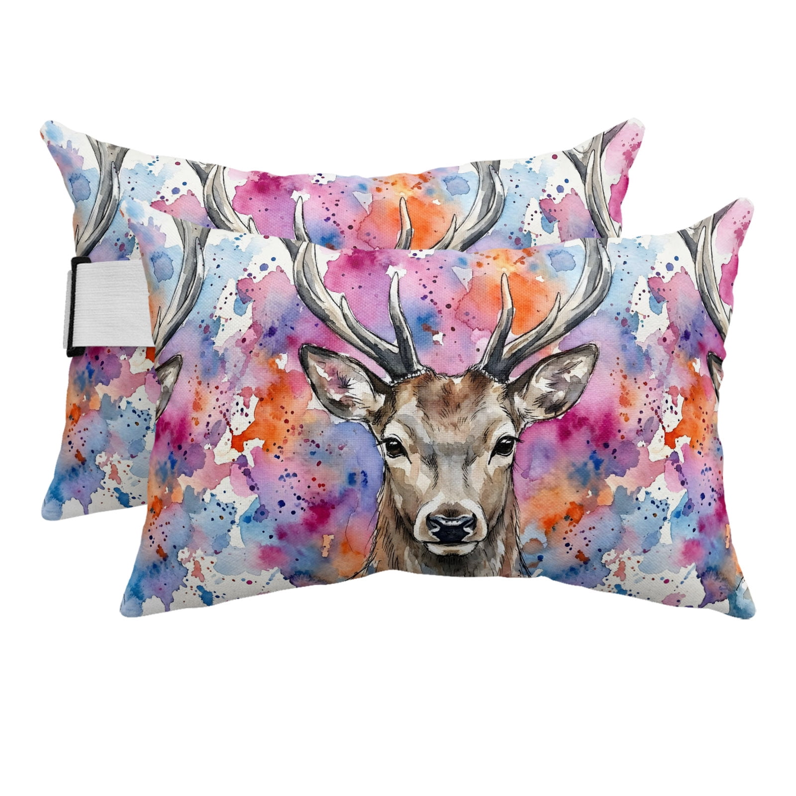 Chaise Lounge Headrest Pillow 2 Pack, Elk Waterproof Chair Pillows with ...