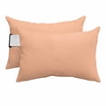 Chaise Lounge Headrest Pillow 2 Pack, Peach Fuzz Waterproof Chair ...