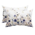 Chaise Lounge Headrest Pillow 2 Pack, Purple Spring Floral Waterproof ...