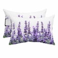 Chaise Lounge Headrest Pillow 2 Pack, Spring Lavender Waterproof Chair ...