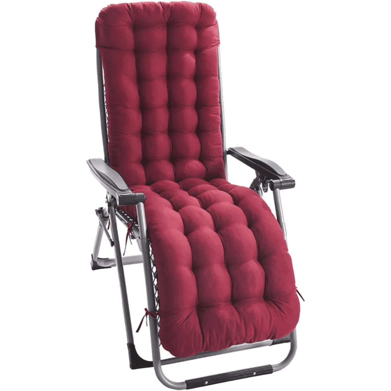 Chaise Lounge Indoor Outdoor Lounge Chair with Cap 67 Inch Recliner ...