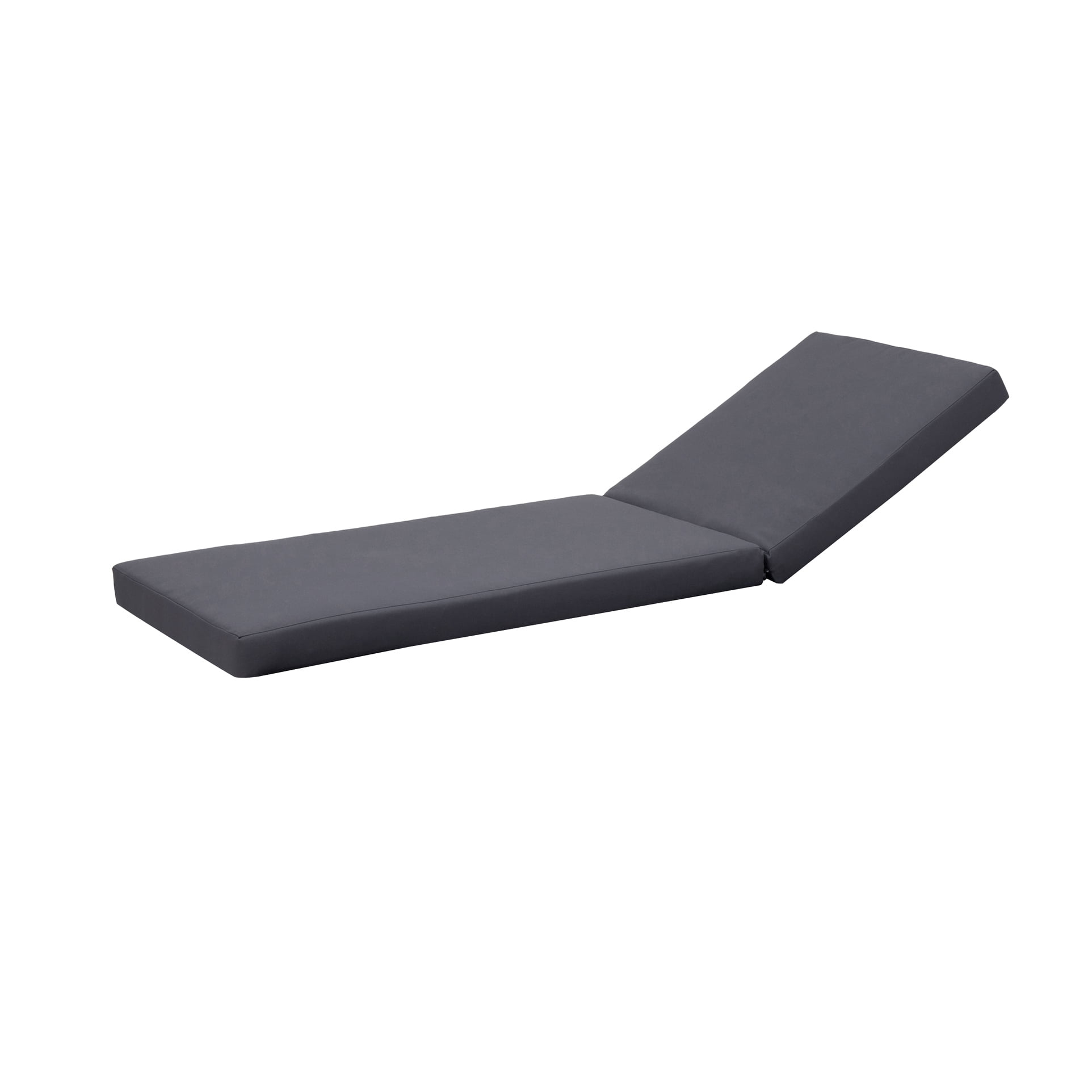 / Chaise Lounge Pillow - Dark Grey Water- Filling With Tie Straps 27.75”w X 75.65”d 3.95”h ...