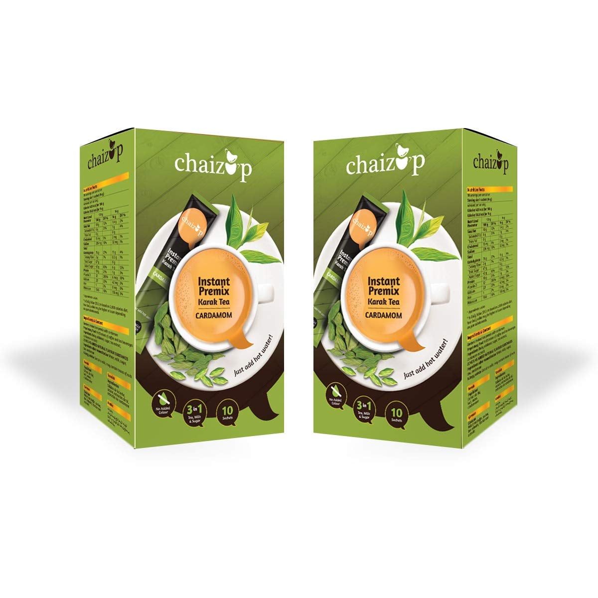 Chaizup Premium 1 Min Instant Cardamom Tea Premix - Pack Of 2 X 140gm ...