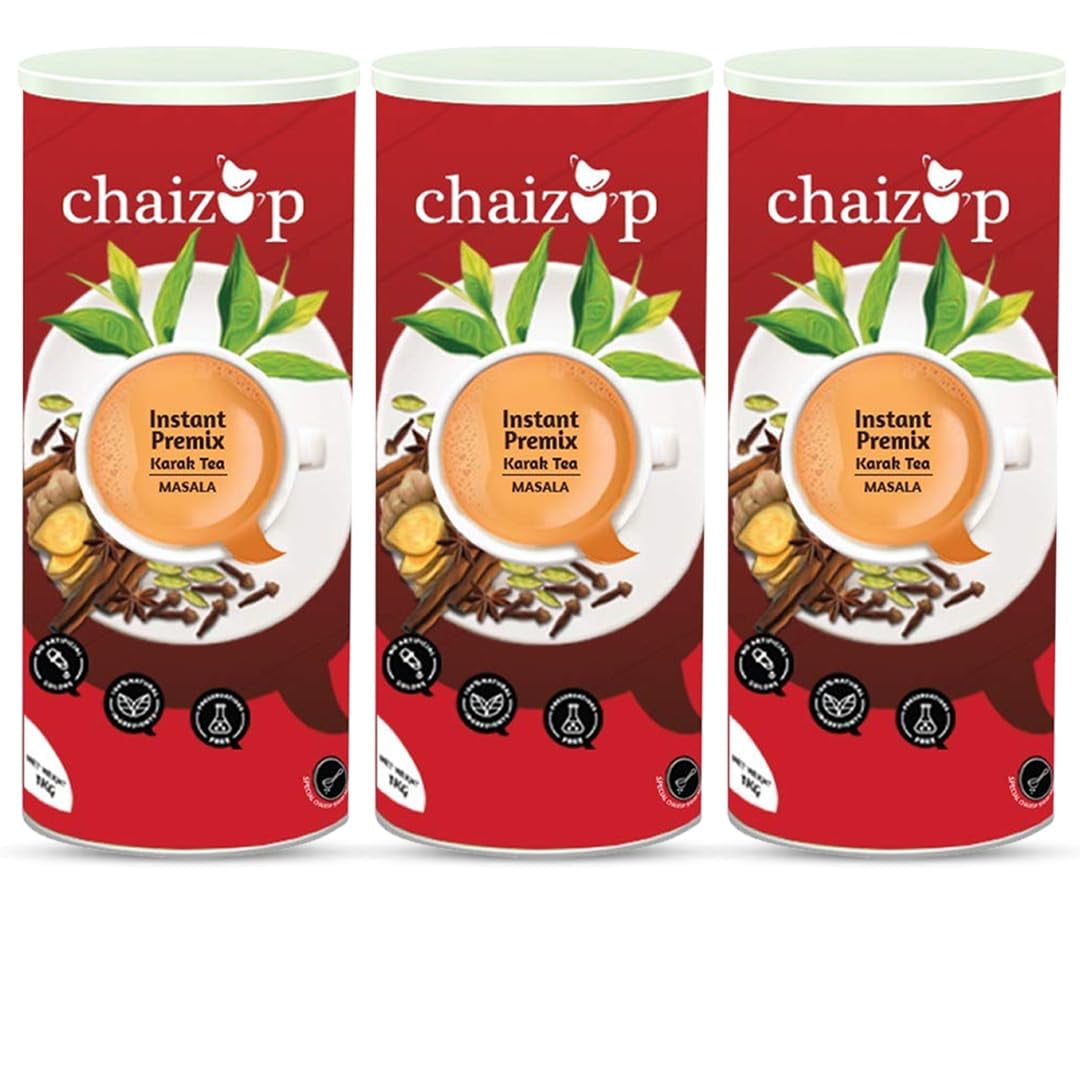 Chaizup Premium 1 Min Instant Masala Tea Premix - Pack Of 3 X 1 Kg Cans ...