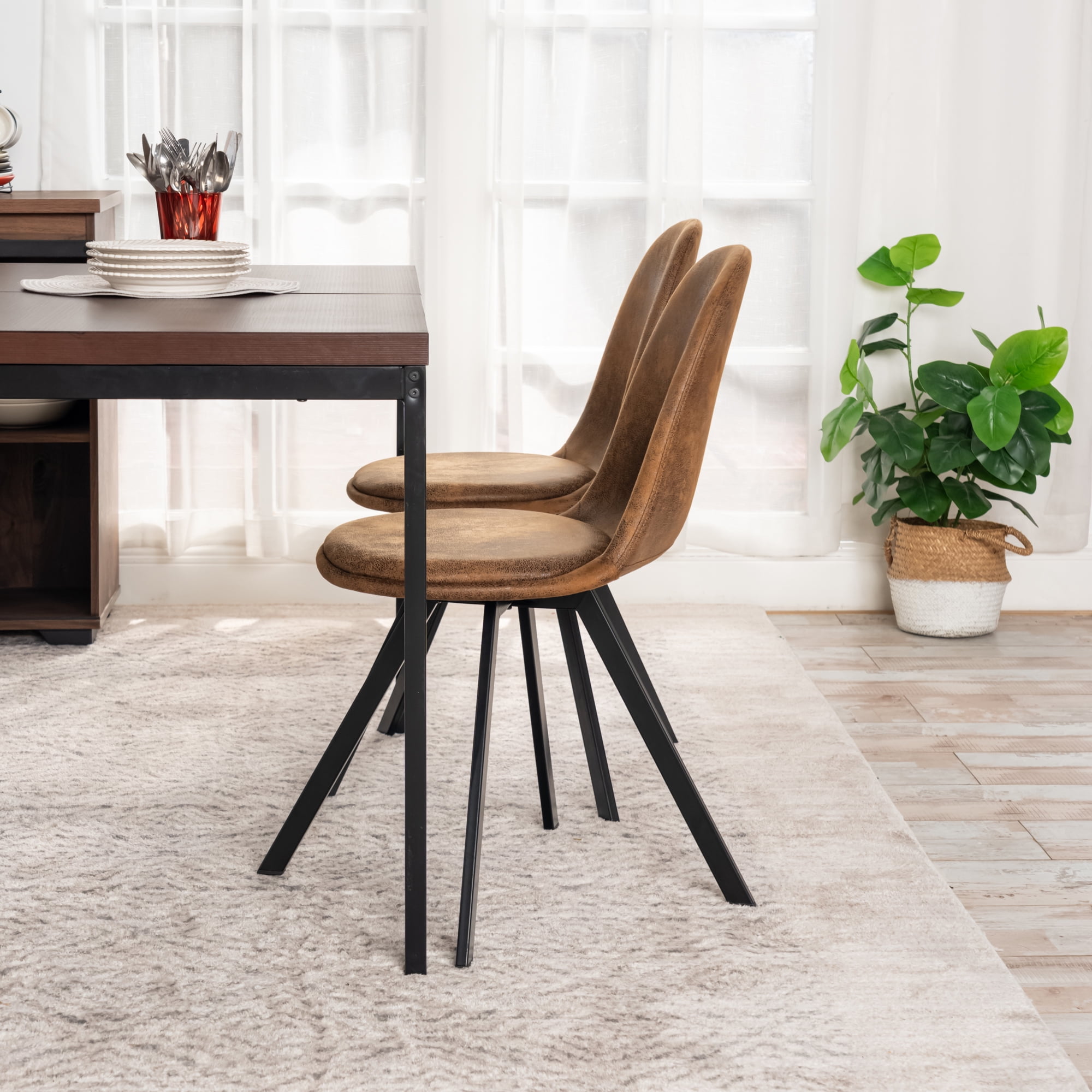Chak’s Choice 4-Piece Dining Chair Set, Modern Kitchen & Dining Room ...