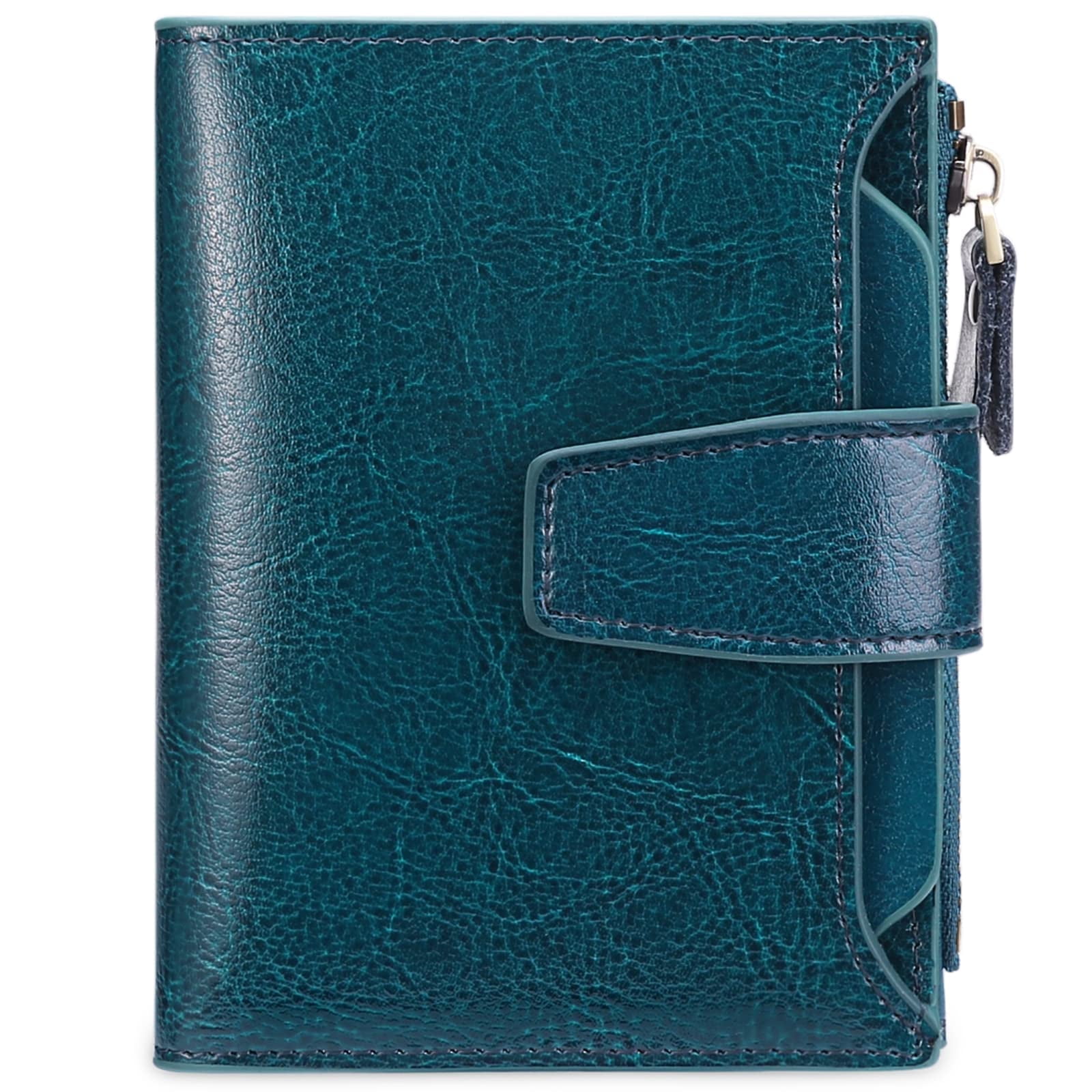 Chak’s Choice Small Wallet for Women, Genuine Leather Bifold Card ...